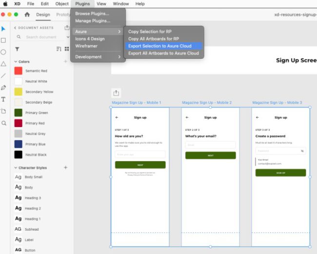 [Mẹo Adobe XD Free] Review wireframe/mockup dễ hơn với tool Axure Cloud ...