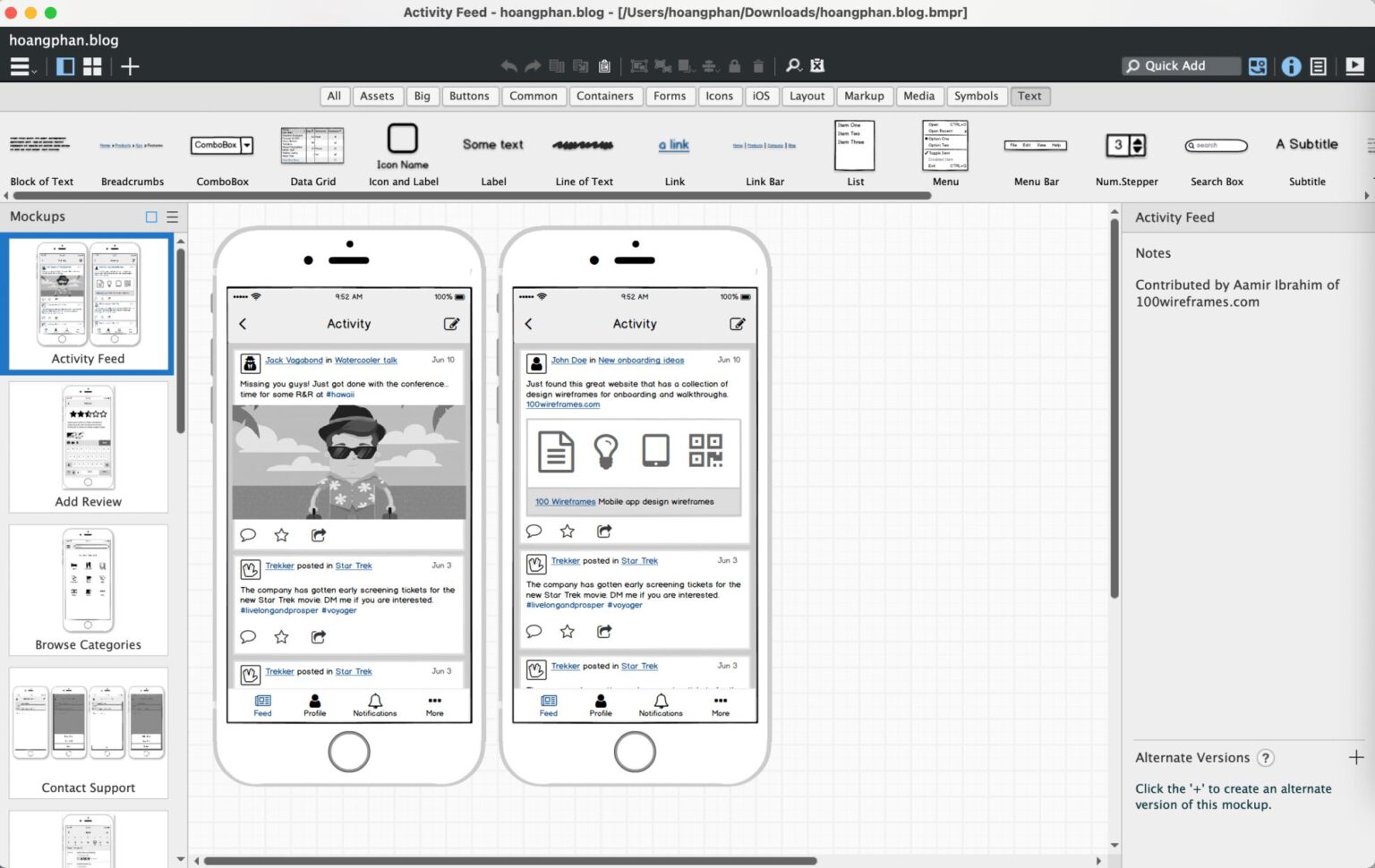 Balsamiq Wireframe miễn phí - công cụ cho Business Analyst - Hoang Phan ...